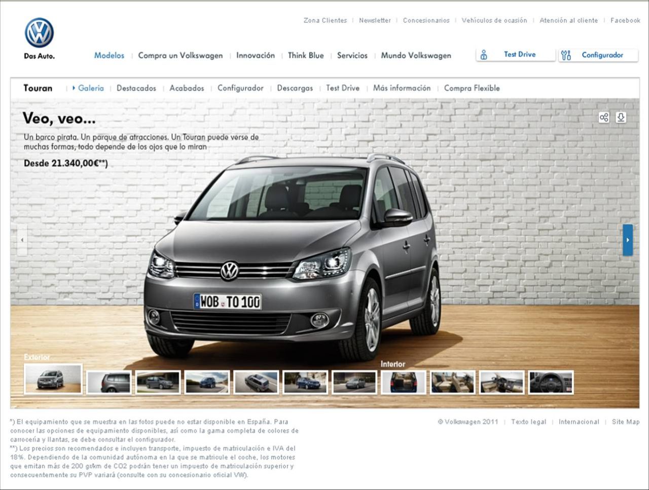 Revista Coche: Volkswagen nos presenta su nueva web para España