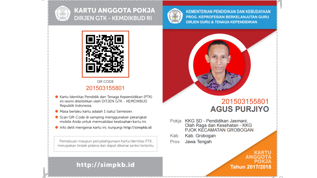 Cara Mencetak Kartu SIMPKB Resmi - SIMPKB