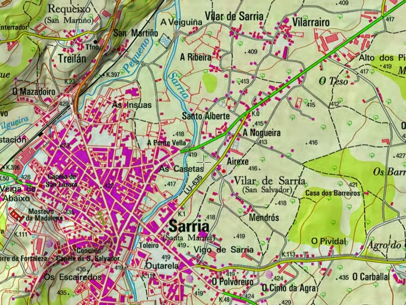 EL TABLERO DE PIEDRA: Sarria y la presencia de Venus