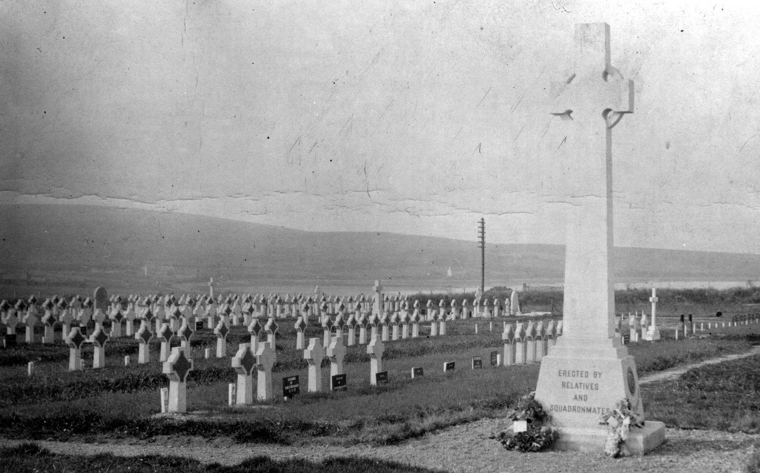 Tour Scotland: Old Photograph Lyness Royal Naval Cemetery Scotland