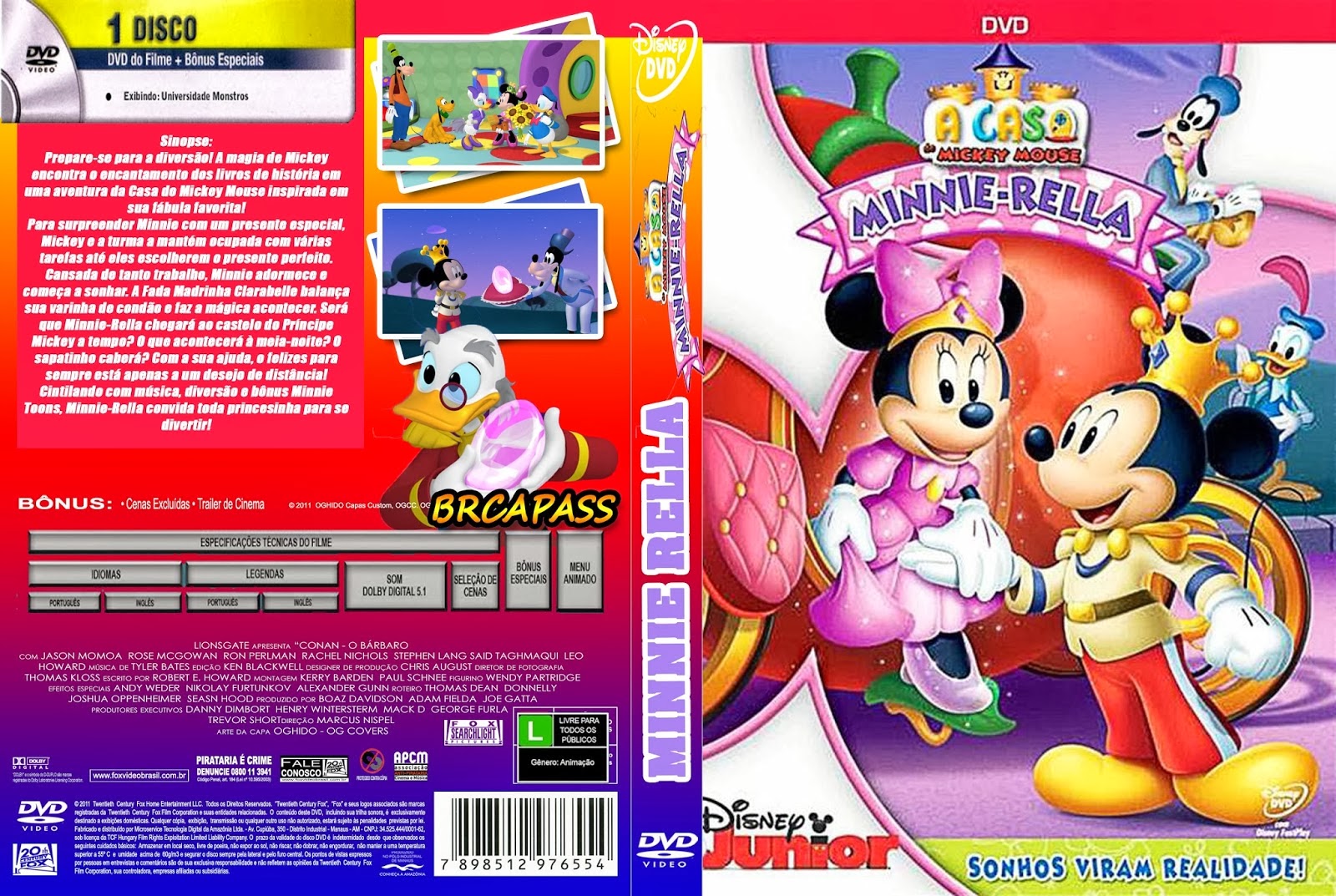 a casa do mickey mouse - minnie rella