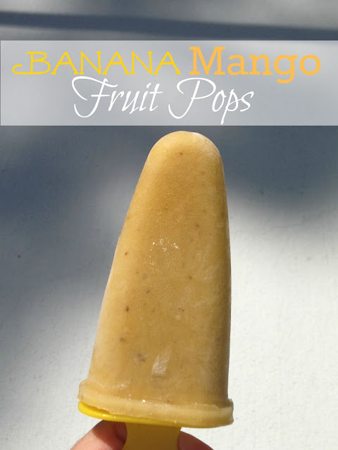 simply made with love: Banana Mango Fruit Pops