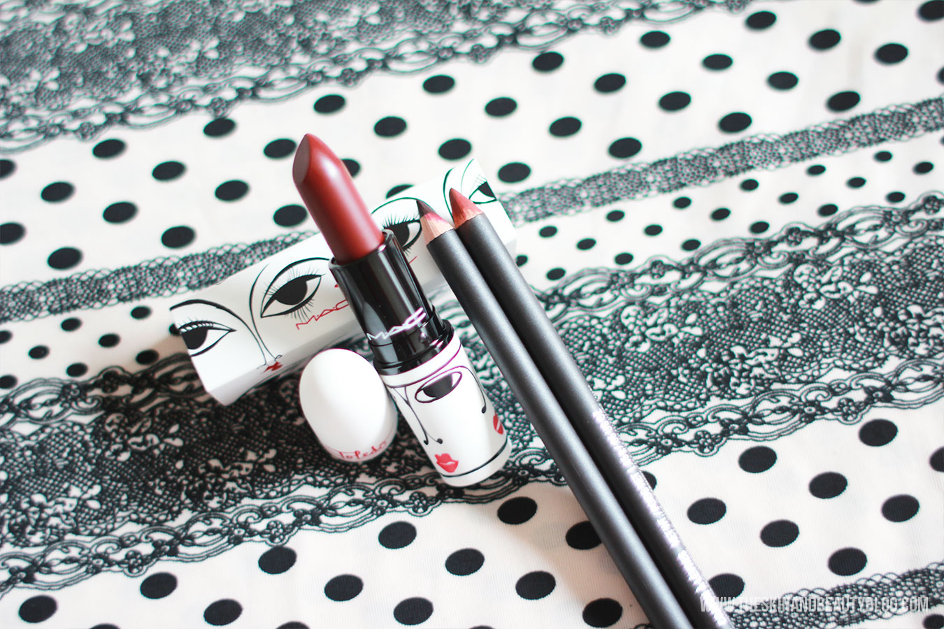 MAC Sin Lipstick and a Matching Lip Pencil Review, Swatches! | The Skin ...