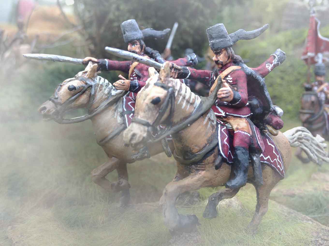Scheck´s Zinnsoldatenkriege: Prussian Red Hussars