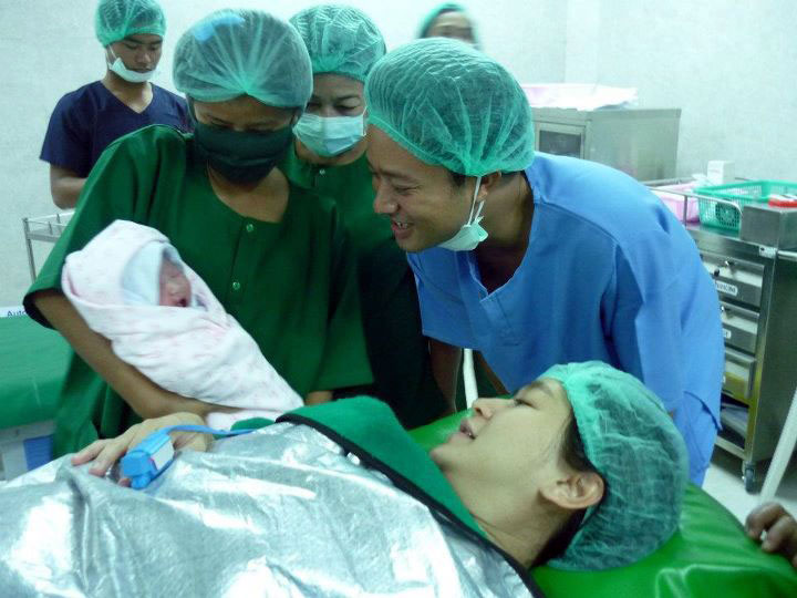 Pyay Ti Oo, Eaindra Kyaw Zin and Their Lovely First Daughter | Myanmar ...