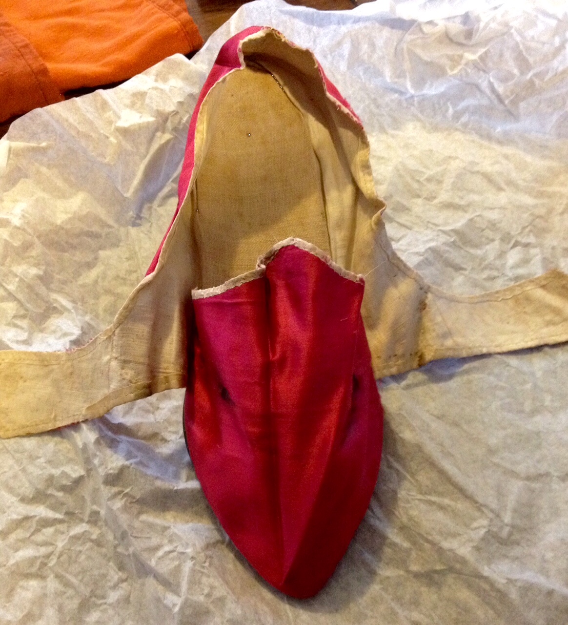 SilkDamask : More Red Georgian Shoes