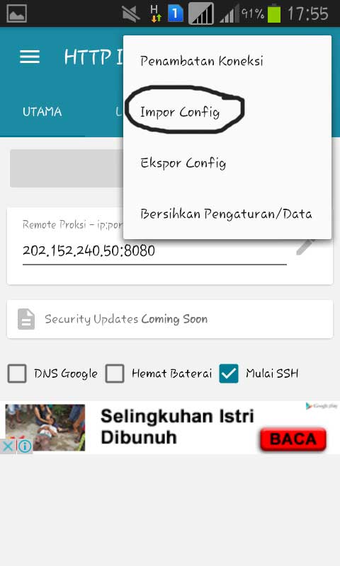 CARA MENGGUNAKAN HTTP INJECTOR: Cara menggunakan http injector untuk ...