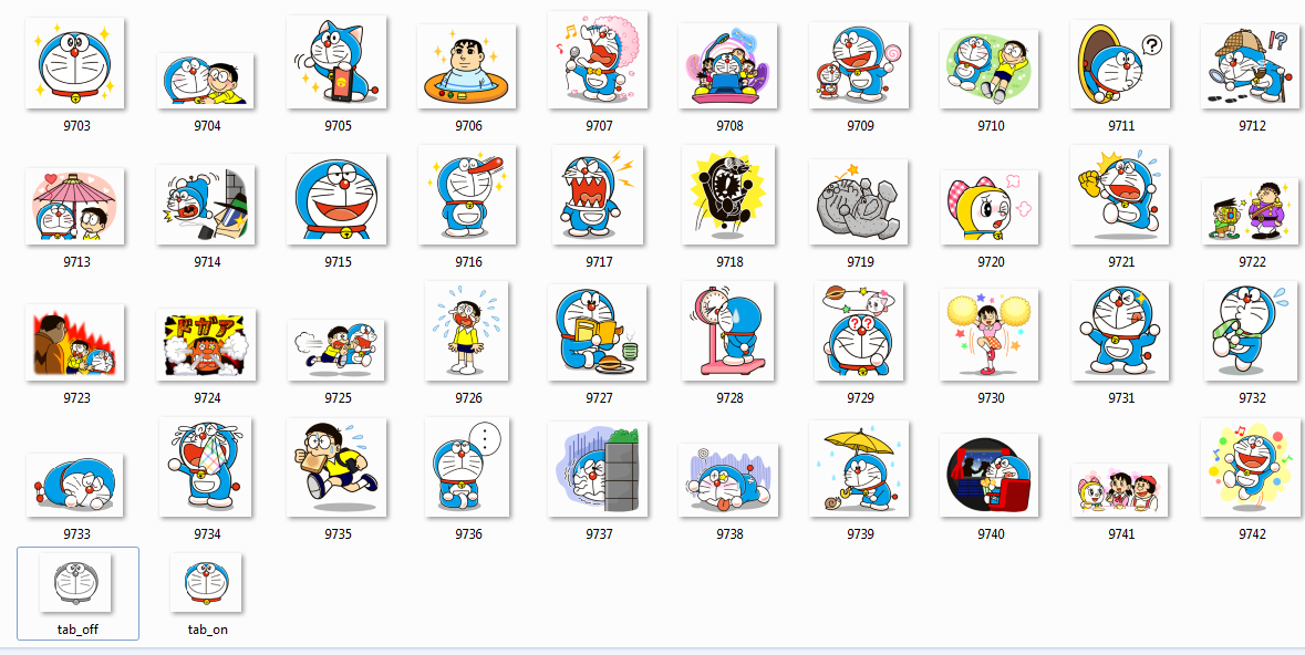 Sticker Whatsapp Doraemon's Secret Gadgets - Layar Kaca Indonesia