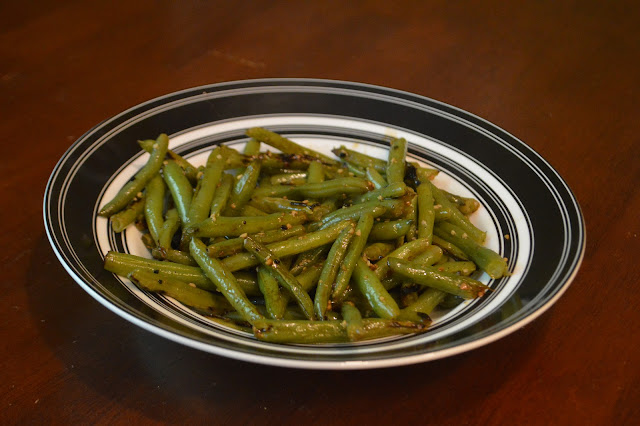 One Day At A Time - From My Kitchen To Yours: Grilled Garlic Green Beans