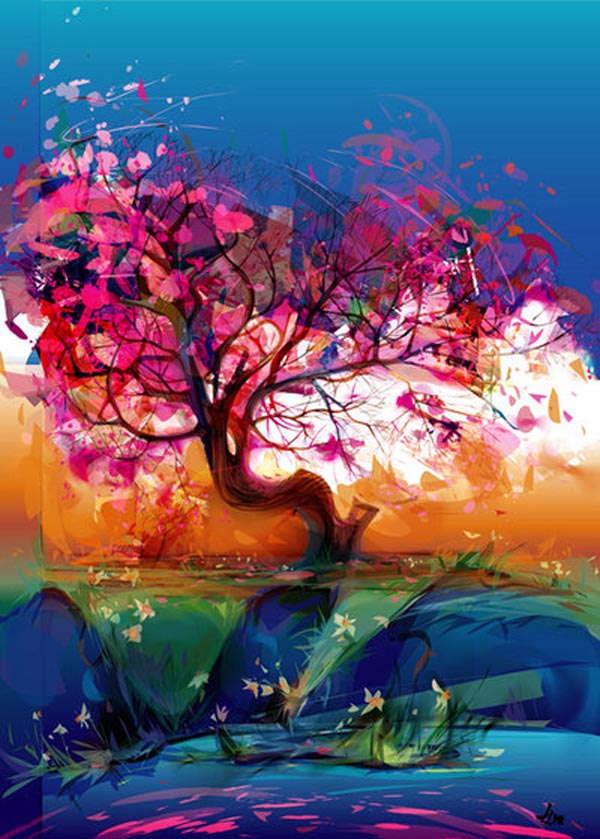 30 Amazing Colorful Vector Illustrations | Mow Design | Graphic Design Blog