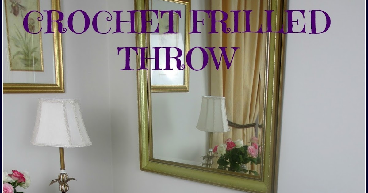 Ivy, Phyllis and Me!: HEATHER COLOURED CROCHET THROW