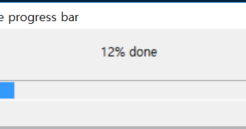 Progress Bar (Windows)