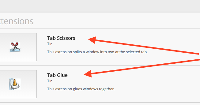 TeachingTechNix: Handy Extensions: Tab Scissors and Tab Glue