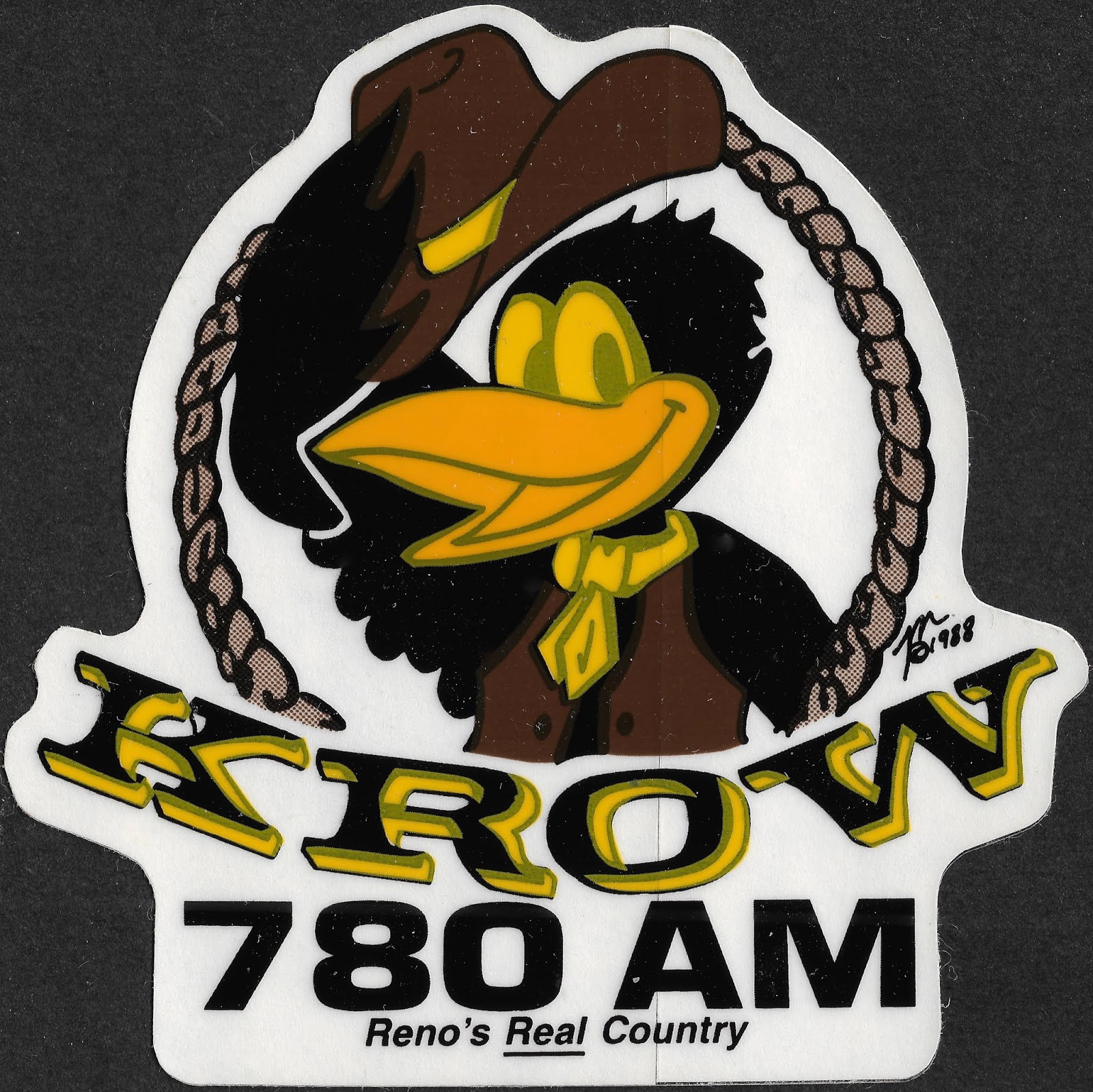 Radio Sticker of the Day: Roosters and KROWs