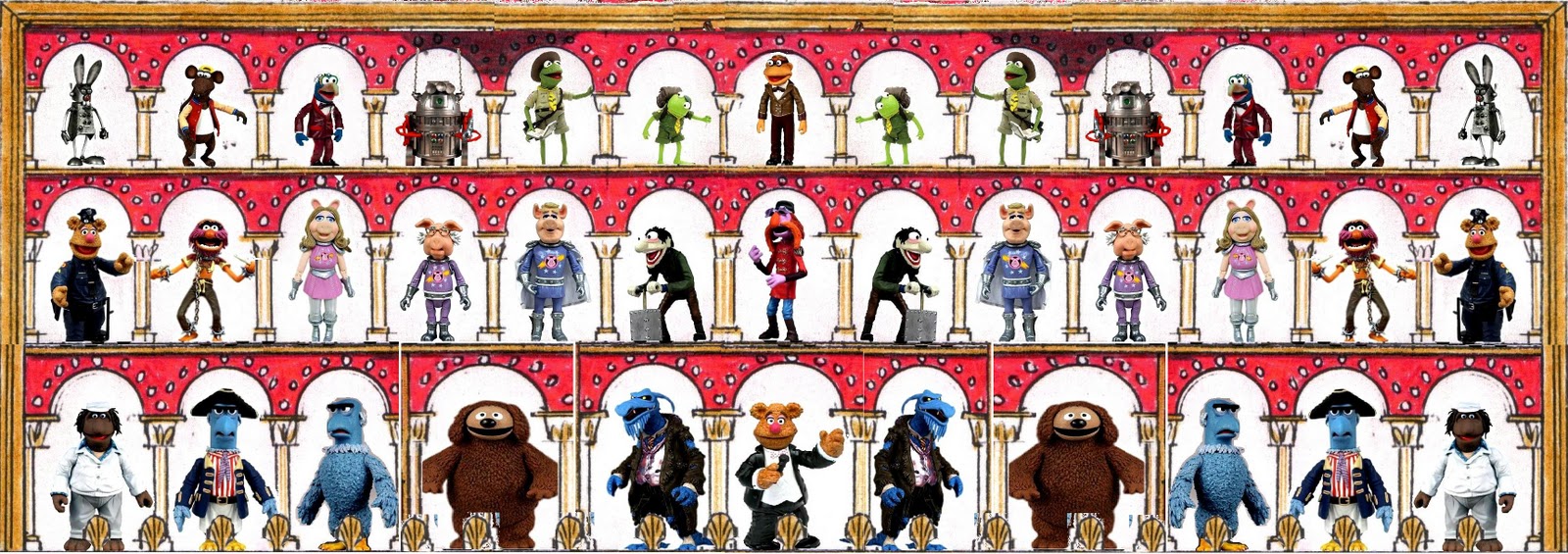 Lance Cardinal Creations: CUSTOM MUPPET FIGURE COLLECTION DISPLAY CASE