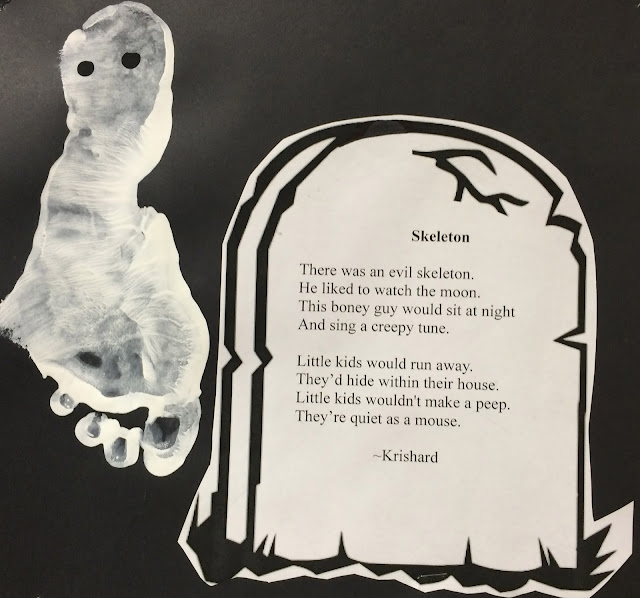 A Full Classroom: Ghost Print Poetry