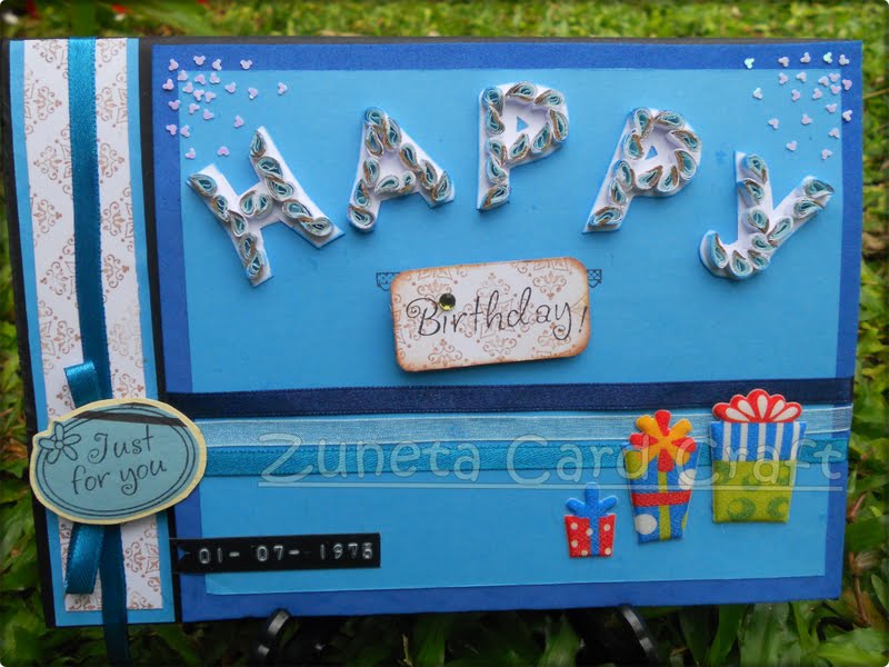 KAD 029 - Happy Birthday | Zuneta Card Craft