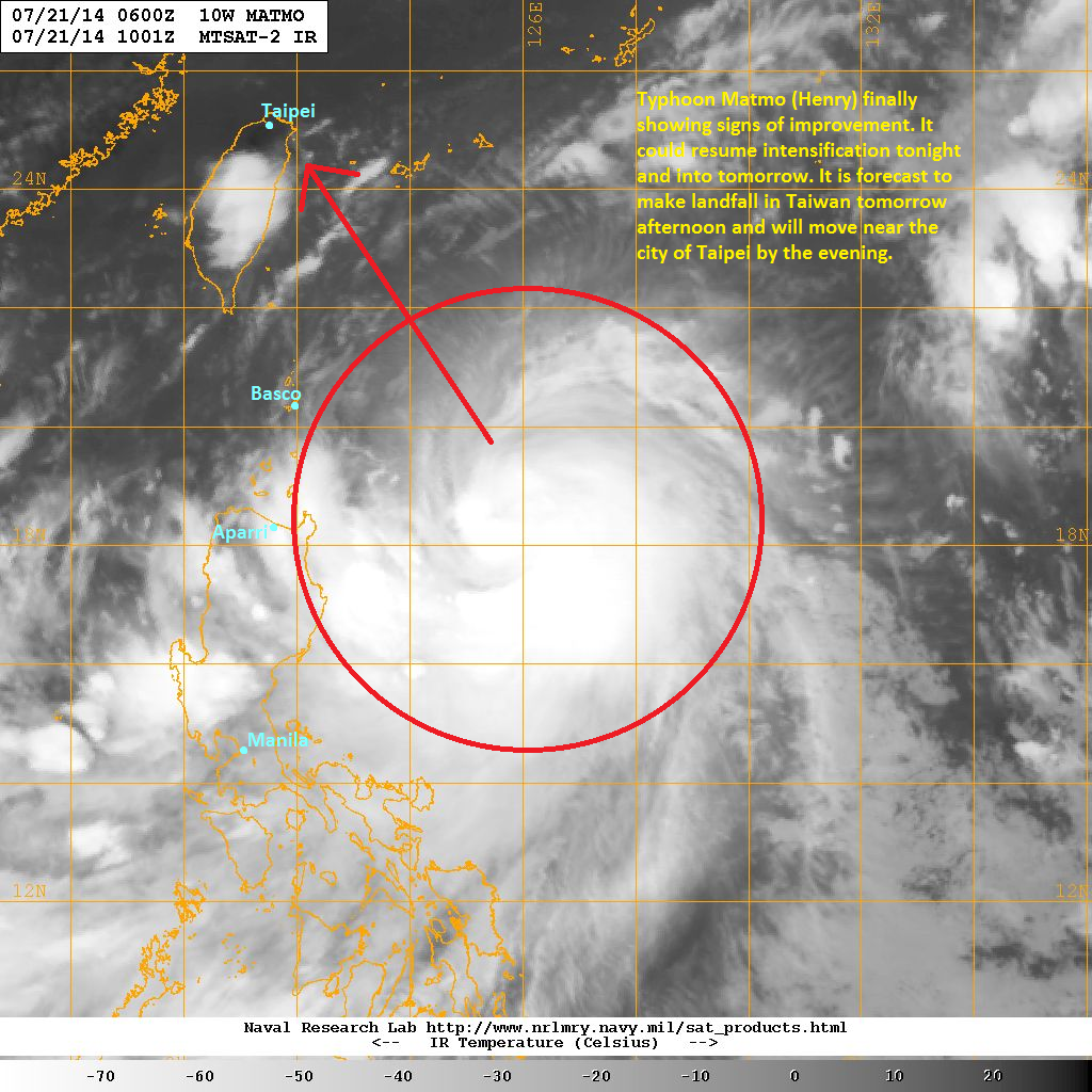 SA GITNA NG BAGYO: Typhoon Matmo (Henry) Update #7 (w/ Video)