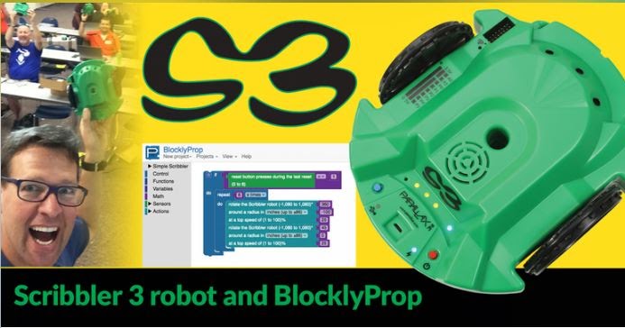 Robotics Under the Stole: Blockly and S3 Robot Google Hangout