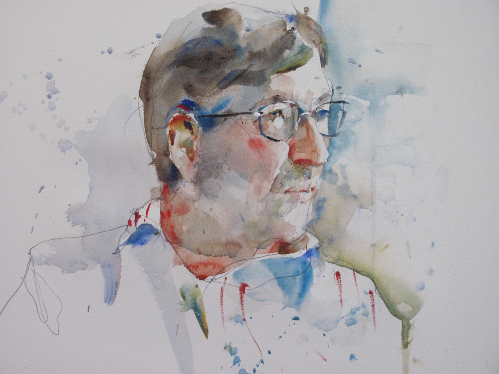 The Watercolour Log: Charles Reid at Crantock - Day Two