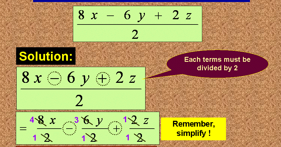 TIP BELAJAR MATEMATIK (TIPS FOR LEARNING MATHEMATICS): DIVISION OF ...