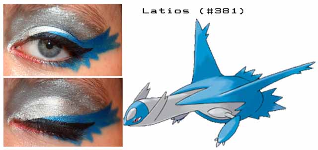 PACROID: Pokemon Eyeshadow Designs