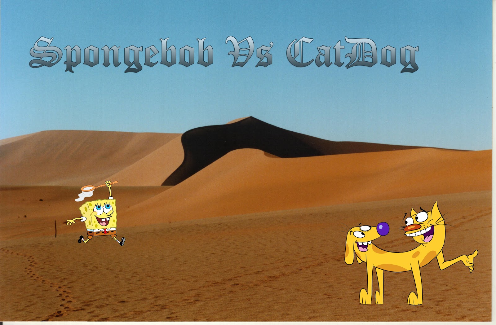 Alisha's Graphic Design: Spongebob Vs Catdog