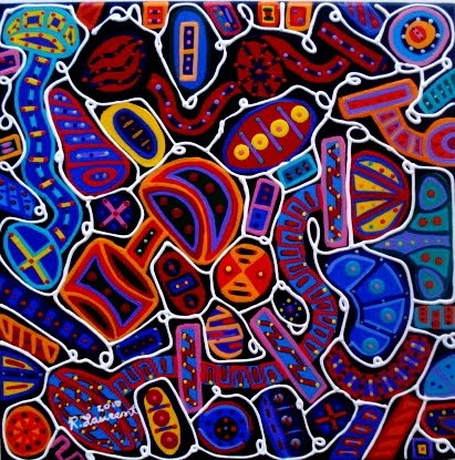 we heart art: reggie laurent "shapely" abstractions