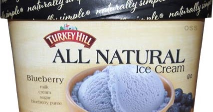 On Second Scoop: Ice Cream Reviews: Turkey Hill Blueberry Ice Cream