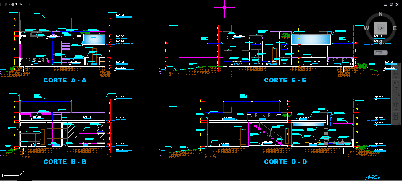 Five Dwg projects Free Download - Architecture Design | sketchup, Dwg ...