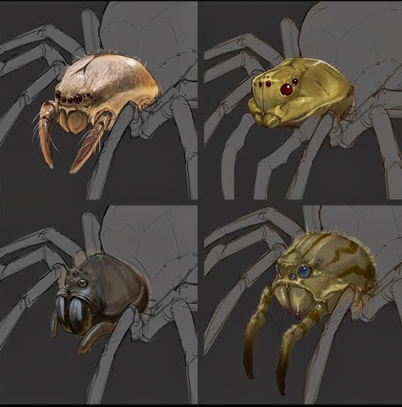 See the Unused Mutant Spider Designs in AMAZING SPIDER-MAN Concept Art ...