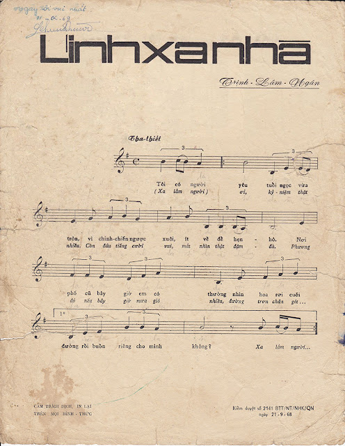 ANH HUY: Lính Xa Nhà - TRỊNH LÂM NGÂN (Duy Khánh)