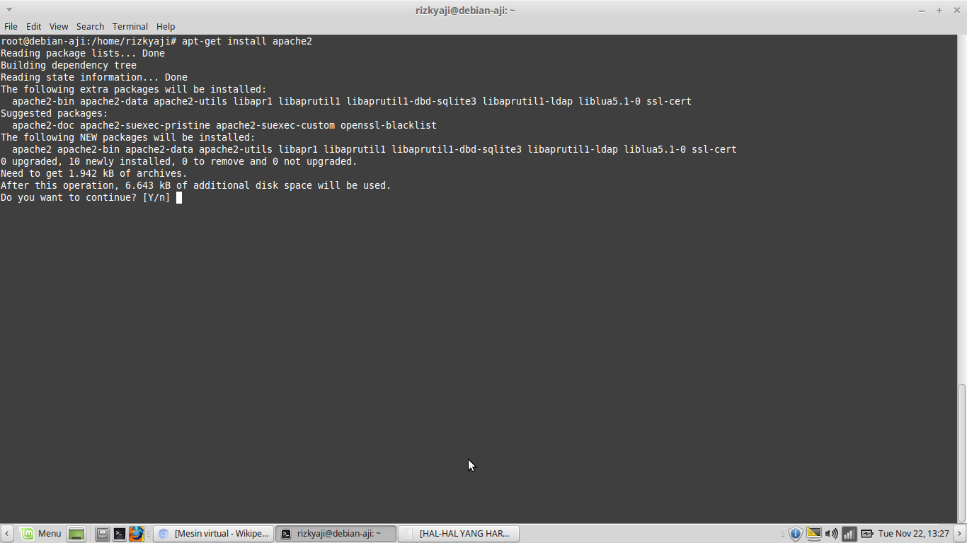 HOW TO INSTALL LAMP (Linux Apache MySQL PHP,Perl,Phyton) ~ cumaiseng
