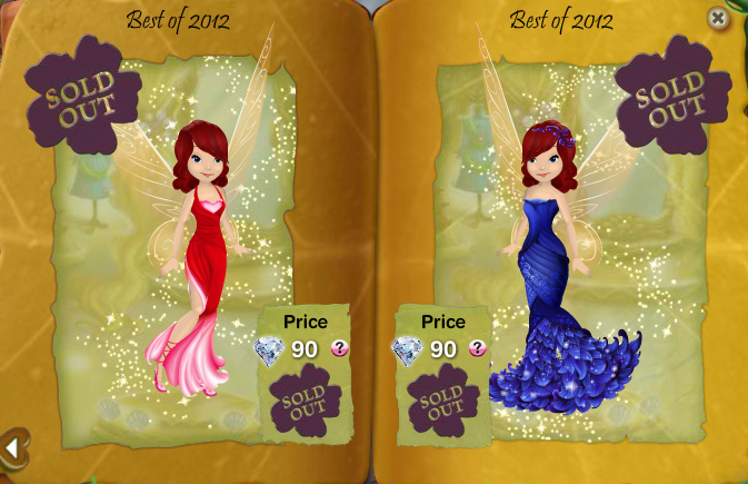 Pixie Hollow Heartz: New Queen's Boutique Fashions!