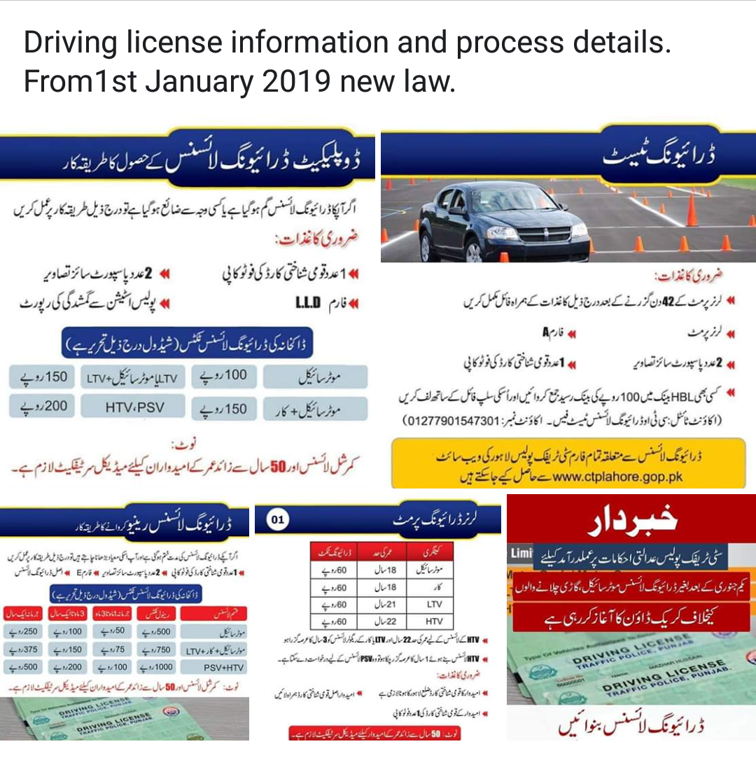 Complete information regarding driving license for Punjab pakistan ...