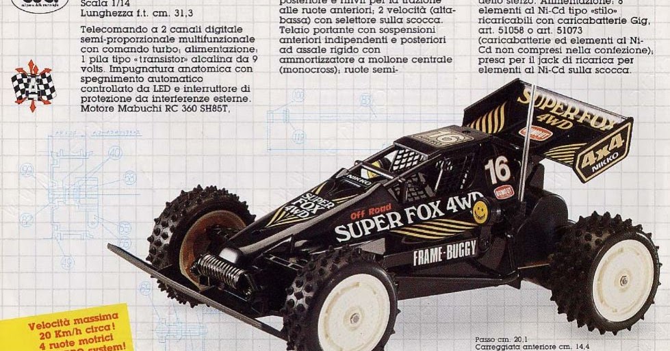 Reparar Coches de Radio Control Eléctricos: Emisora Nikko Super Fox 4WD ...