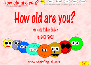 C.E.I.P. Sancho II. 1º y 2º: HOW OLD ARE YOU?