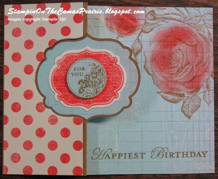 Stampin' on the Prairie: Birthday Flip Card
