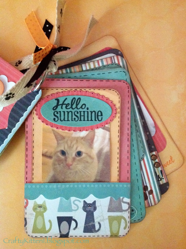 The Crafty Kitten: Kitty Cat Swatch Tag Book
