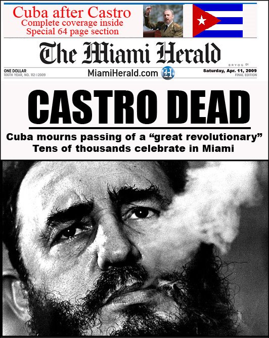 Random Pixels Blog: Castro apparently not dead yet!