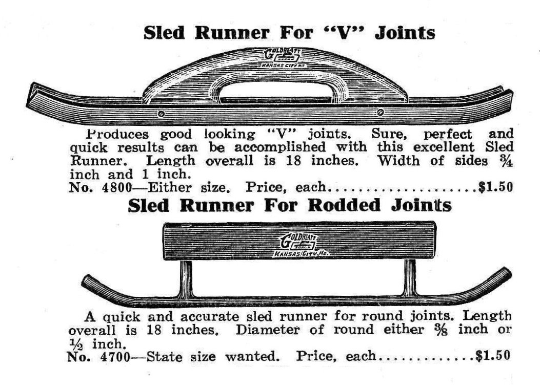 Trowel and Masonry Tool Collector Resource : The Sled Runner
