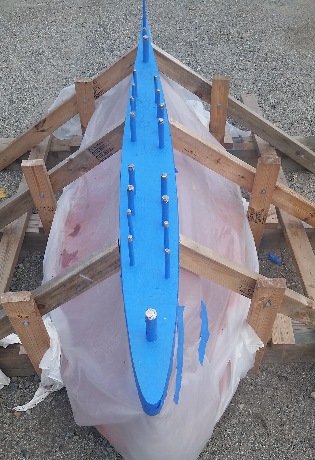 Owl Moon: Hull is lowered back onto the keel