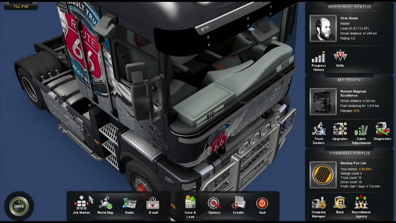 SCSTruckSimROOM 別館: ETS2 Management screens