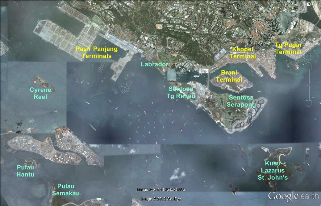 wild shores of singapore: Mega container port at Tuas