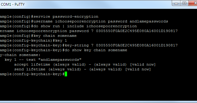 All Things Techie .net: Decode Password 7 Hash in a Cisco IOS Router