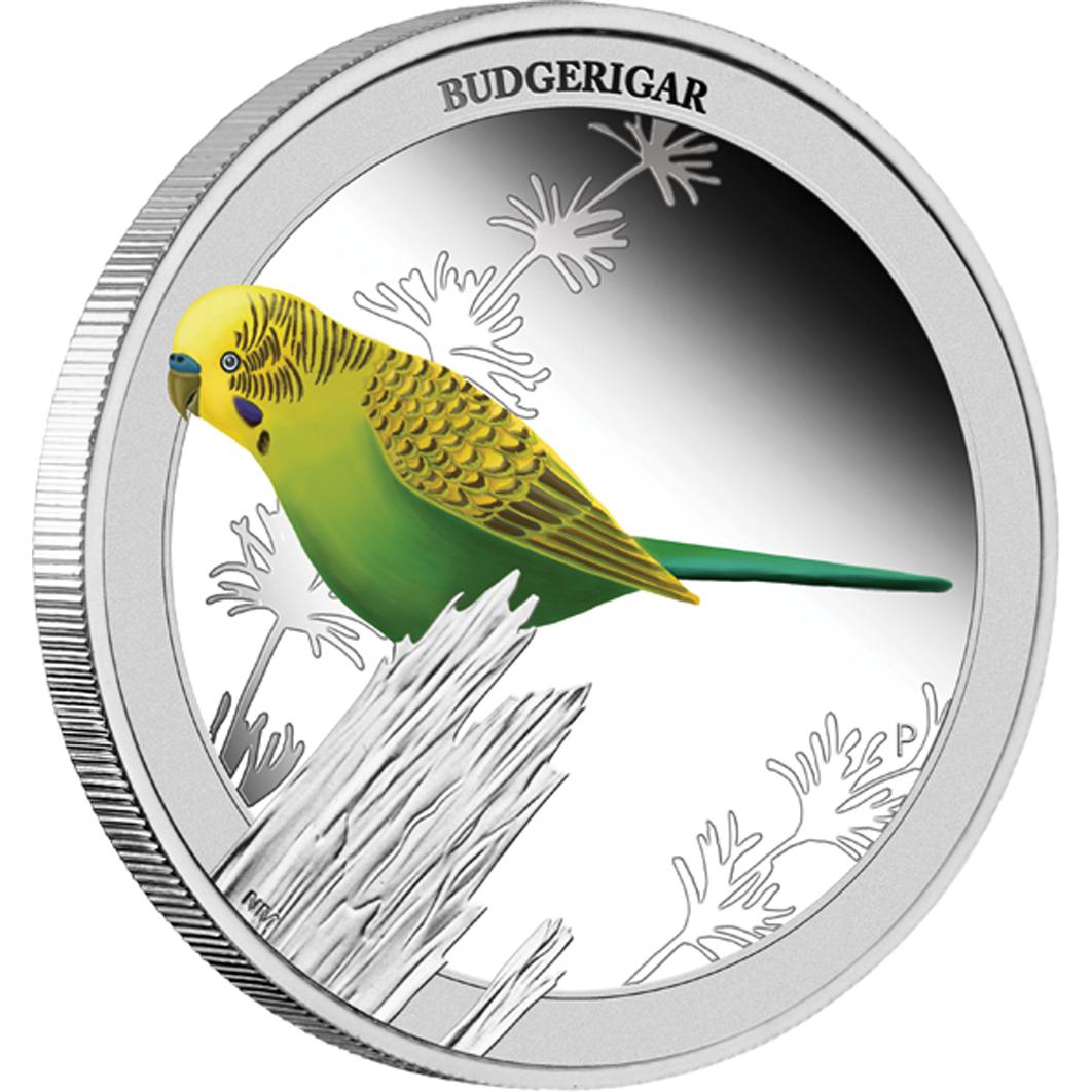 Ounces of Silver: Birds of Australia – Budgerigar 2013 1/2oz Silver ...