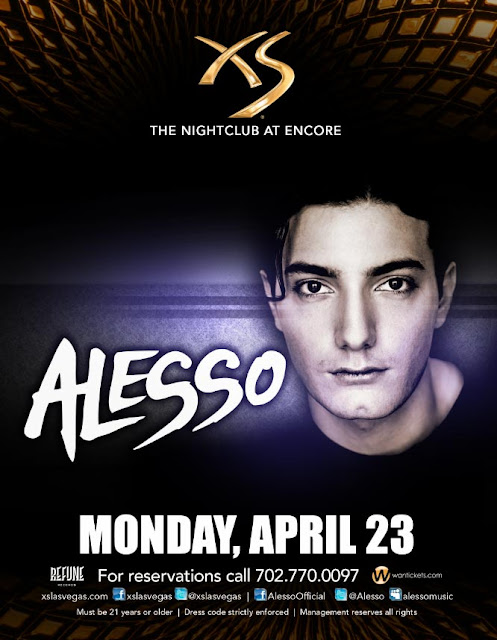 Alesso LIVE at XS Las Vegas | April 23rd [EVENT] ~ MyBarHeaven ...