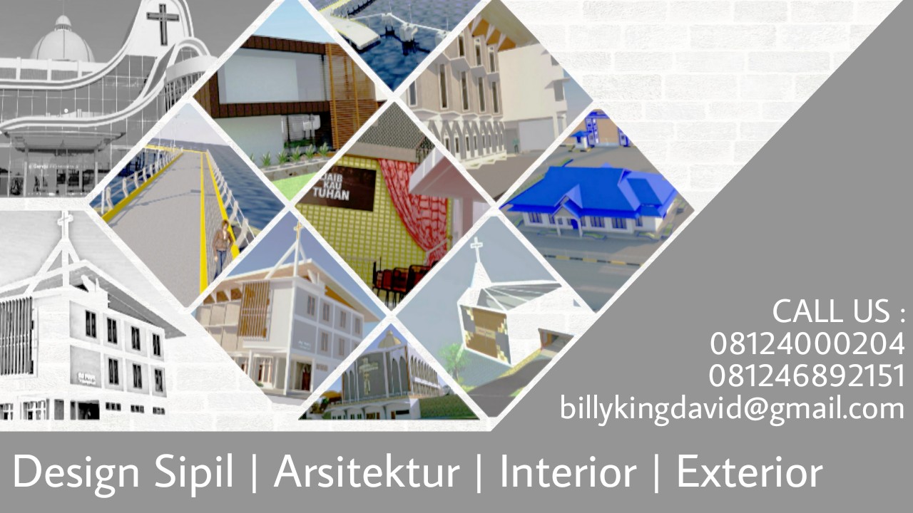 Jasa Design Sipil, Arsitektur, Interior dan Exterior