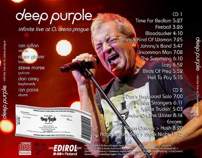 Rock Anthology: Deep Purple - Lve at O2 Arena Prague (2017-05-22) FLAC