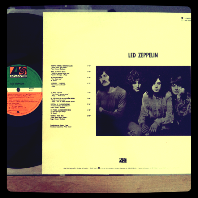 Revolution Rock Ñ' Roll: Led Zeppelin – Led Zeppelin (1969 - Atlantic)
